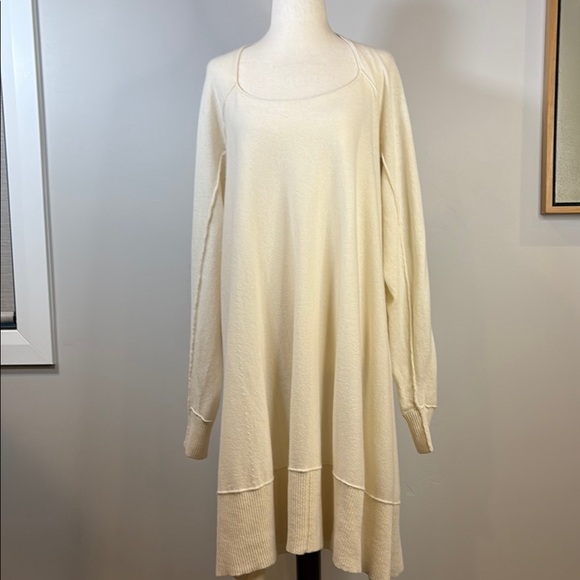 Sundance | Dresses | Sundance Cream Long Sleeve Dolman Sweater Dress ...